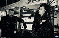 Bilder des Dominus in Leder auf dem Folsom Straßenfest in Berlin